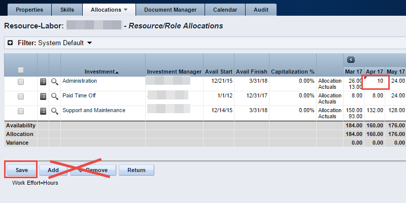 Resource Manager Rights | Clarity