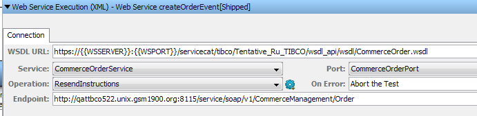 Web service Execution XML step - Adding WSDL | Service Virtualization