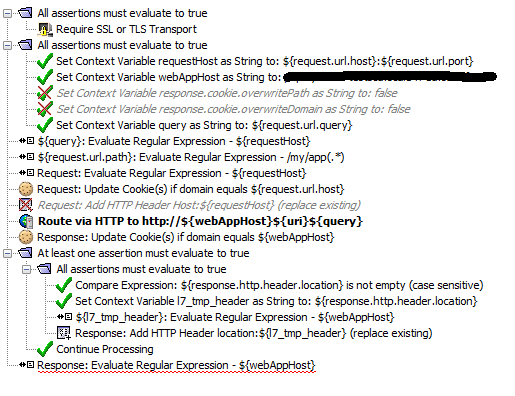 Reverse proxy a web site with the gateway | Layer7 API Management