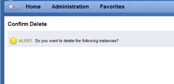 Delete confirmation buttons missing | Clarity