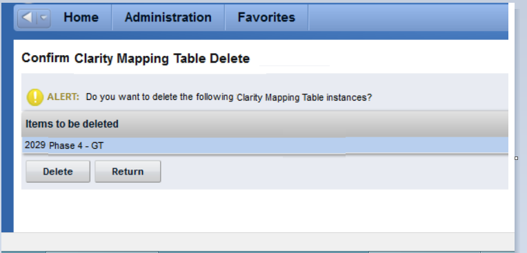 Delete confirmation buttons missing | Clarity