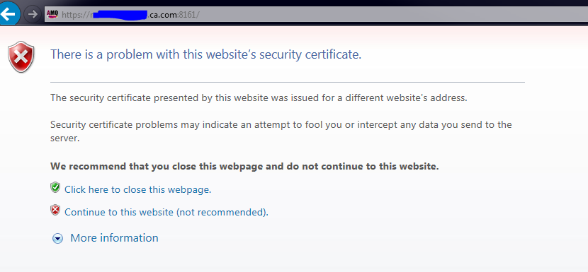 Error entering the url of activemq | Symantec Privileged Access Management