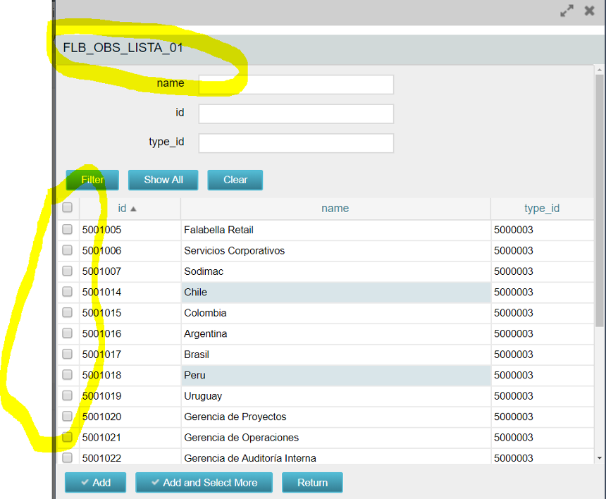OBS lookup | Clarity