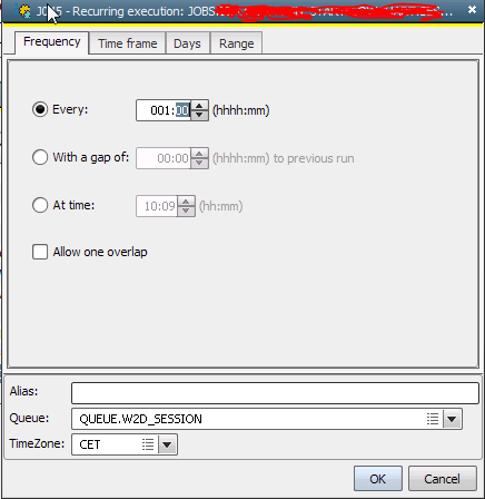 Recurring Run schedule to 5 minutes BEFORE every hour | Automic ...