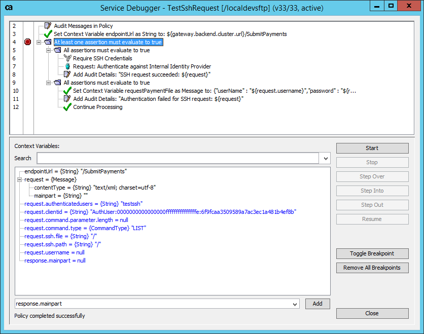How to get the CA API gateway to act as an SSH Server | Layer7 API Management