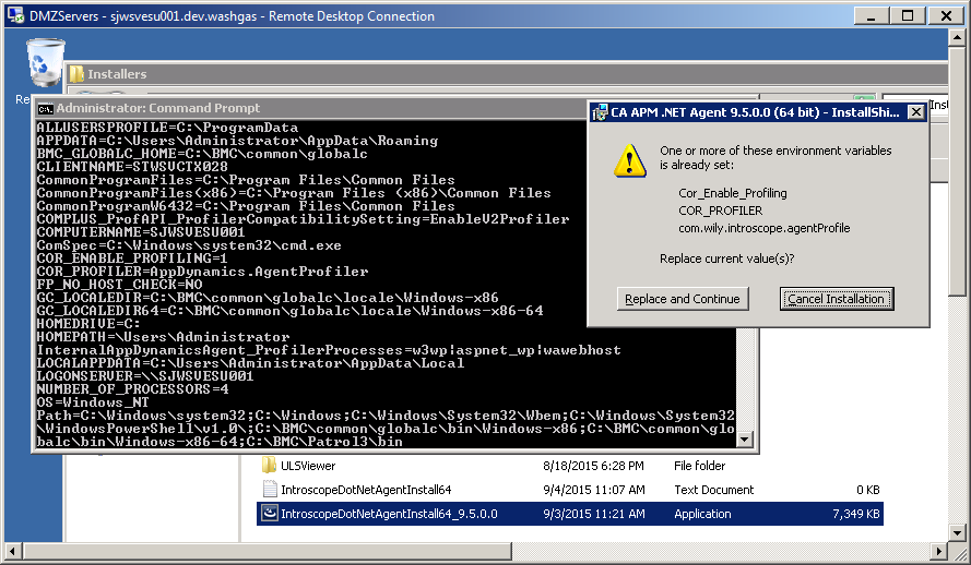 Installation of Introscope .Net Agent 9.5.0.0 on Windows server | DX ...