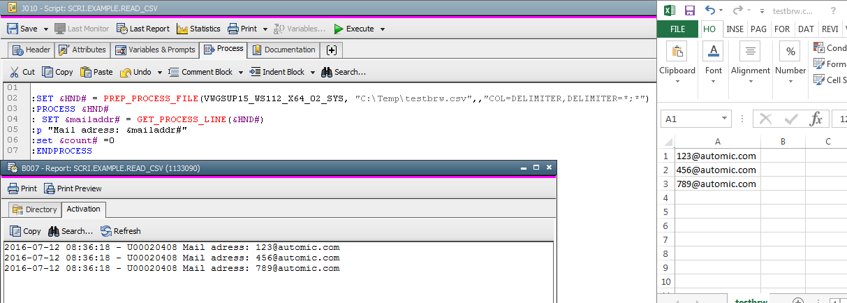 Editing A Excel Sheet Automic Workload Automation