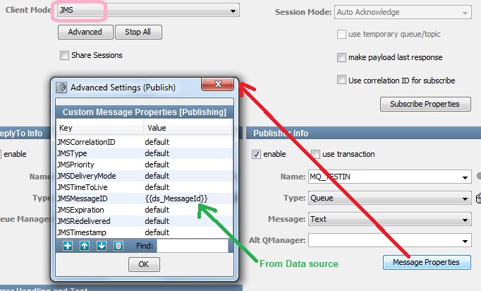 MQ Virtualization using JMS client mode with CorrelationId mappings | Service Virtualization