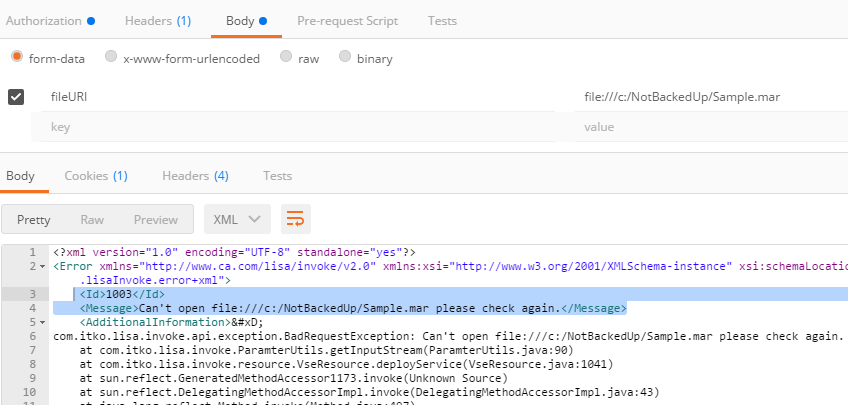 How to deploy a Virtual Service using LISA REST APIs? | Service ...