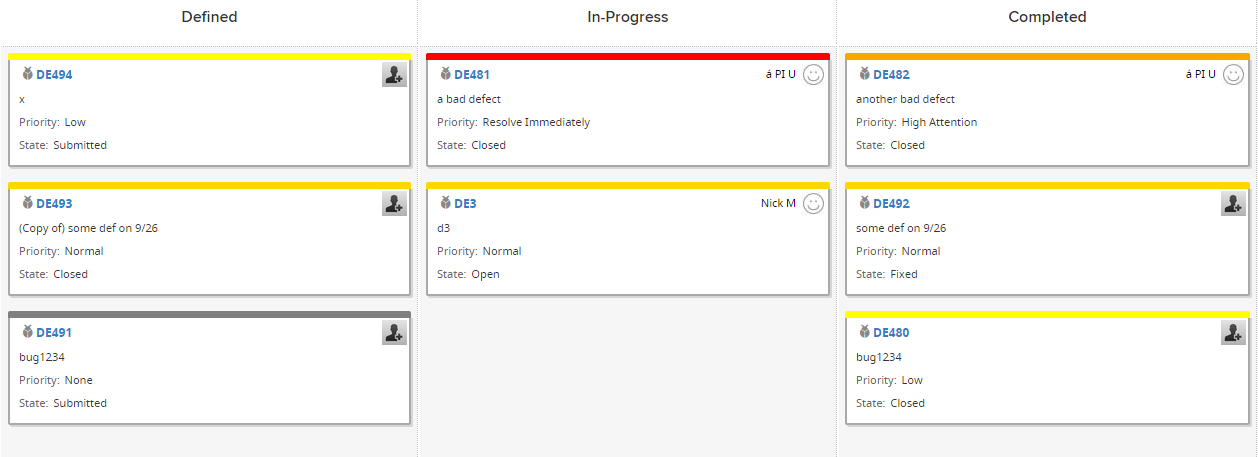 Color kanban user stories by value in a field? | Rally Software