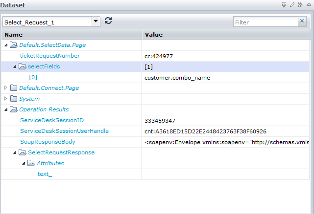 Import Variables from a SDM Request | IT Process Automation