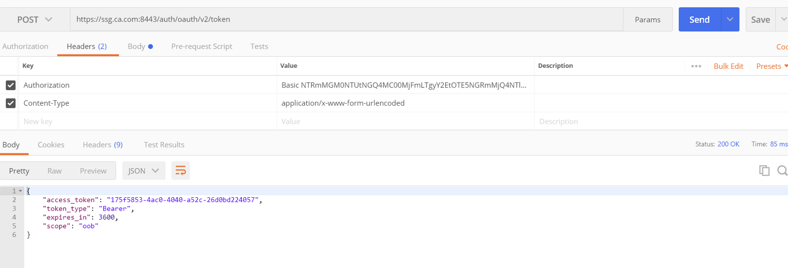Getting invalid_request while accessing oauth manager | Layer7 API Management