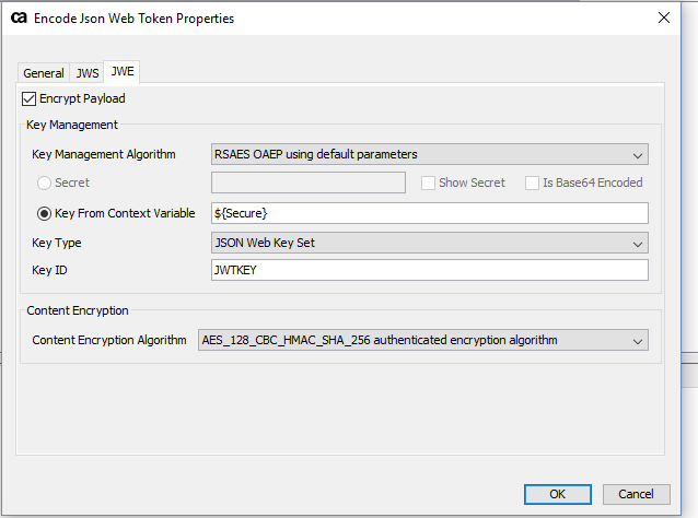 Implement encryption of request payload | Layer7 API Management