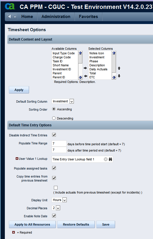 Resource not able to enter Timesheet | Clarity