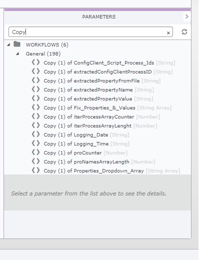 How to Select/Delete the Multiple parameters in a parameter List ...