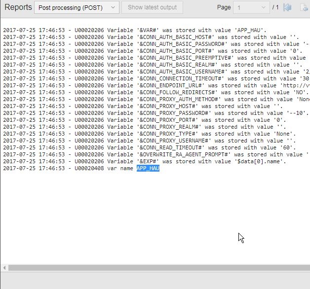 Is it possible to pass variable into JSON Expression of Rest Action? | Automic Continuous ...