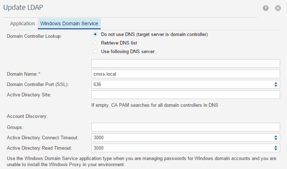 CA PAM 3.0.1 - Bind LDAP | Symantec Privileged Access Management