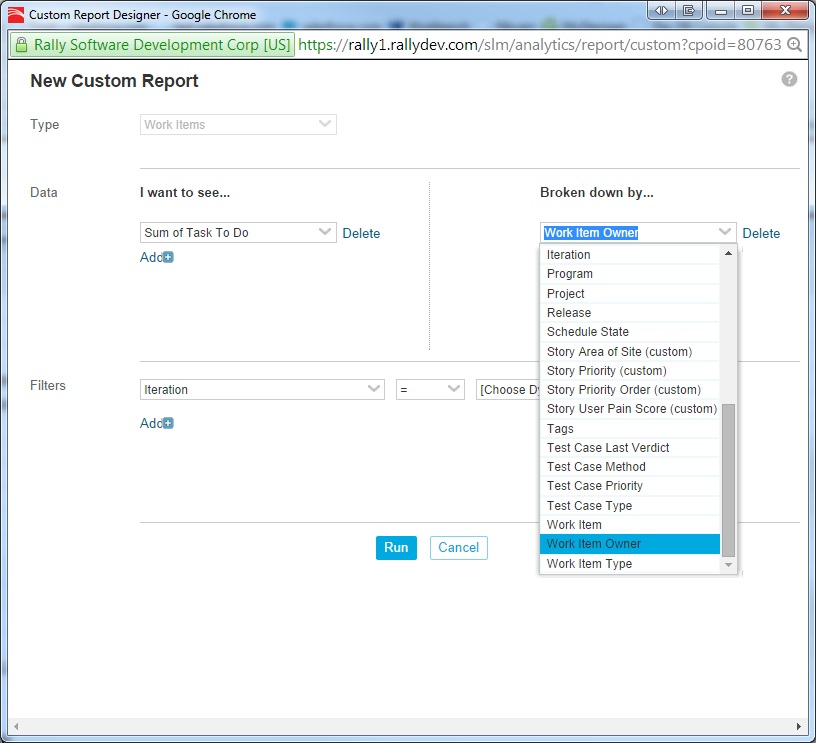How can I report the Sum of Task To Do broken down by Task Owner ...