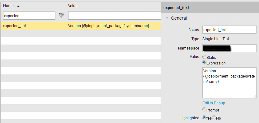 How to combine Release Automation dynamic property with string in promptset? | Automic ...