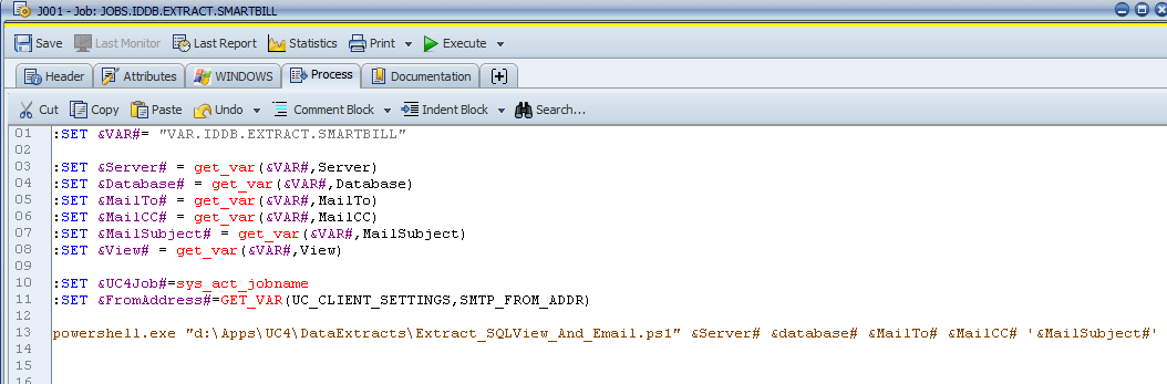 Calendar and Notifications passed to Powershell Script | Automic Workload Automation
