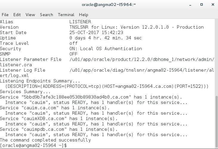 UIM 8.5.1 Instalaltion with Oracle 12.2 on Redhat 7.x | DX Unified Infrastructure Management
