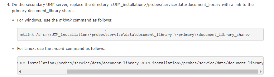 Secondary UMP installation | DX Unified Infrastructure Management