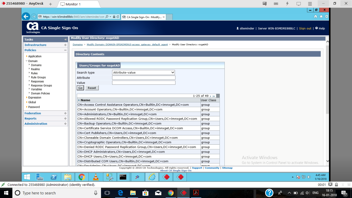 CA Access Gateway Configuration Error | Symantec Access Management