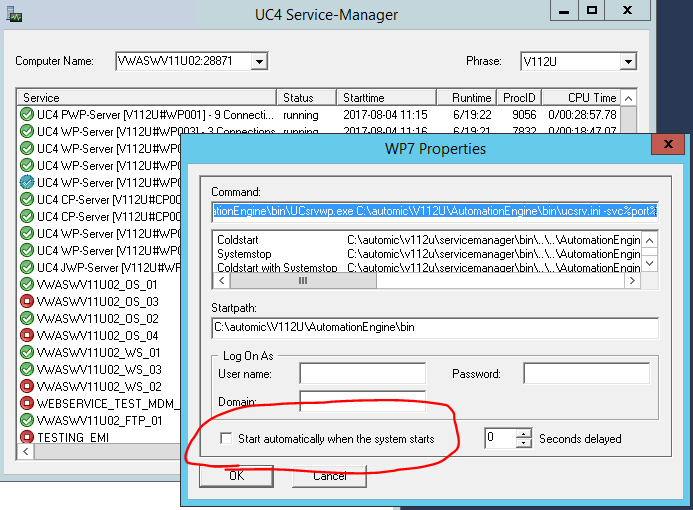 How to stop and re-start UC4 service after we reboot UC4 server? | Automic Workload Automation
