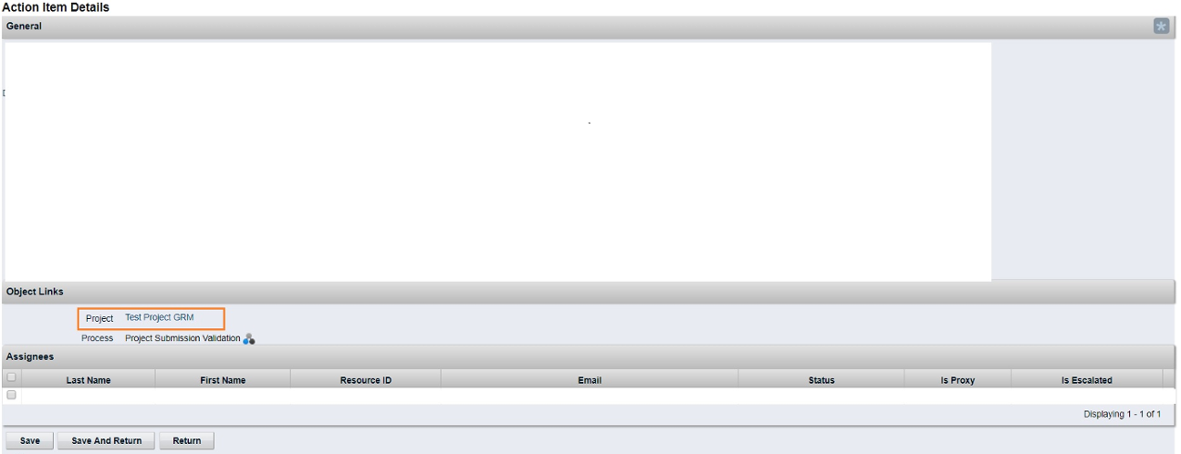 Can we provide hyperlink to deep link URL in Action Item Email Notification? | Clarity