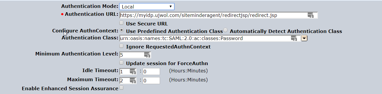 Partnership Idle Session Time out and Maximum Timeout precedence | Symantec Access Management