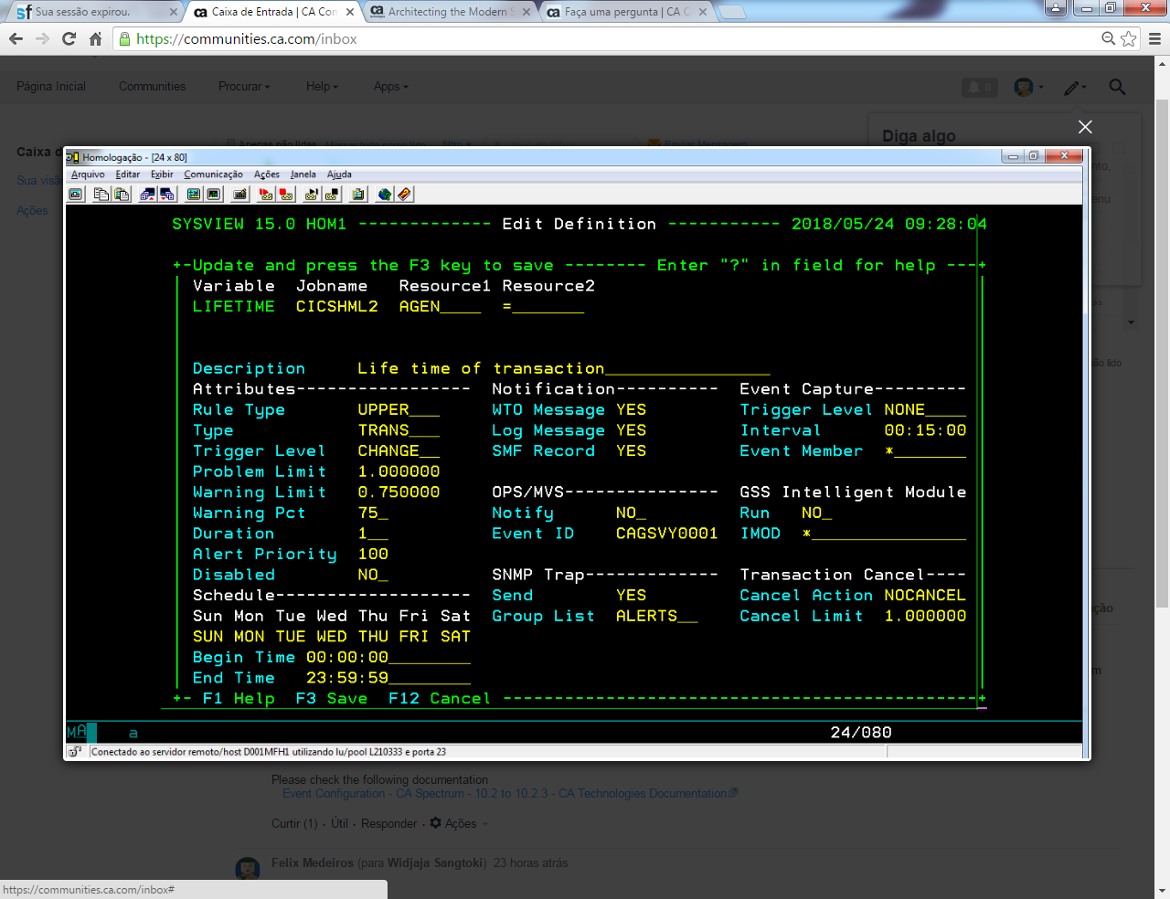 How to Clear Sysview's LIFETIME Alerts in Spectrum? | DX NetOps