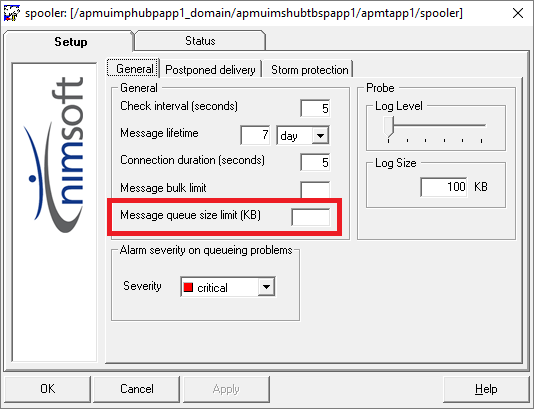 spooler message queues | DX Unified Infrastructure Management
