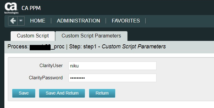 NSQL query with parameters from within a GEL script | Clarity