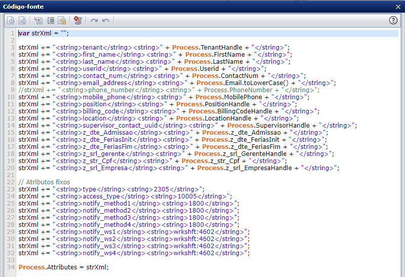 Error creating contacts with createObject method. | CA Service Management