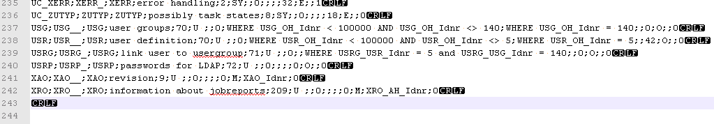 SQL job report contains trailing empty line | Automic Workload Automation