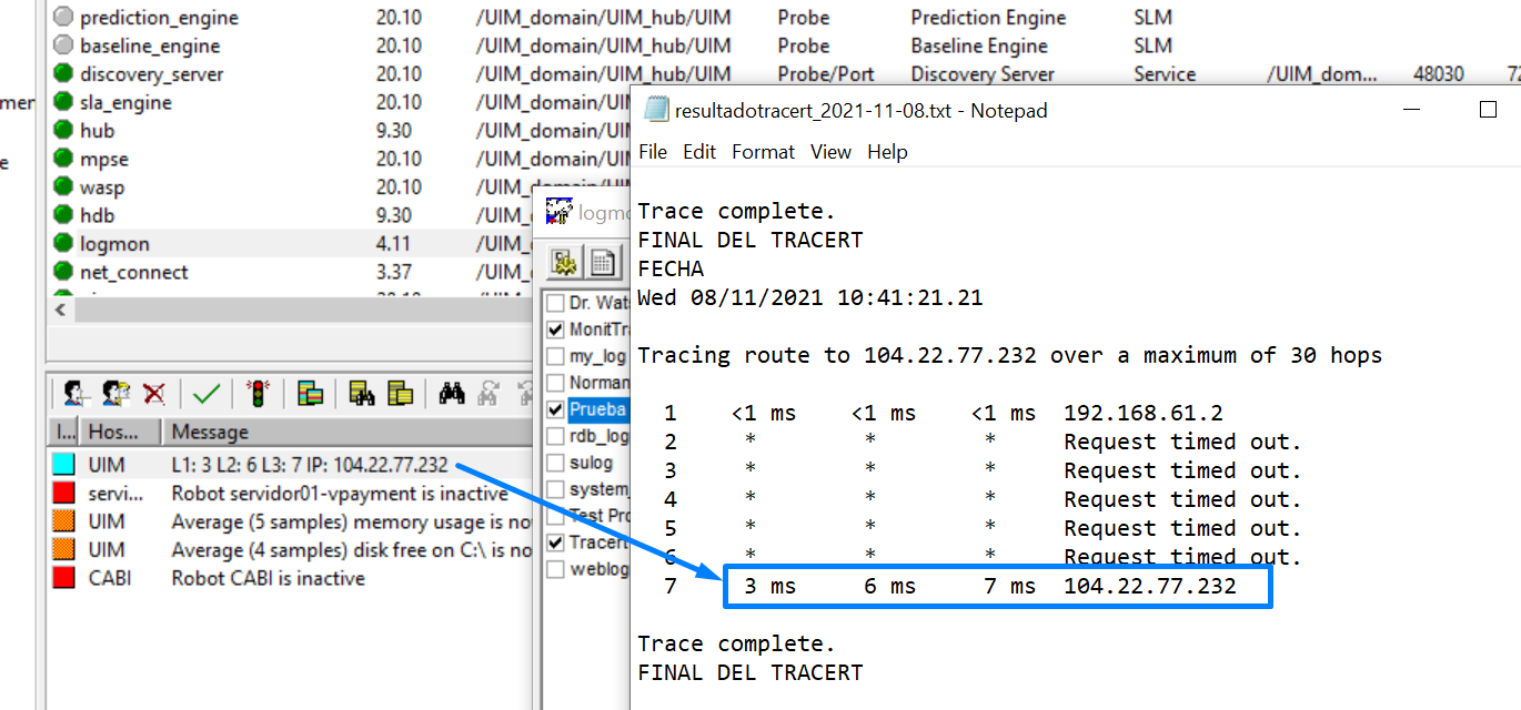 Create QOS with value Ip address in DB UIM with Logmon probe | DX Unified Infrastructure Management