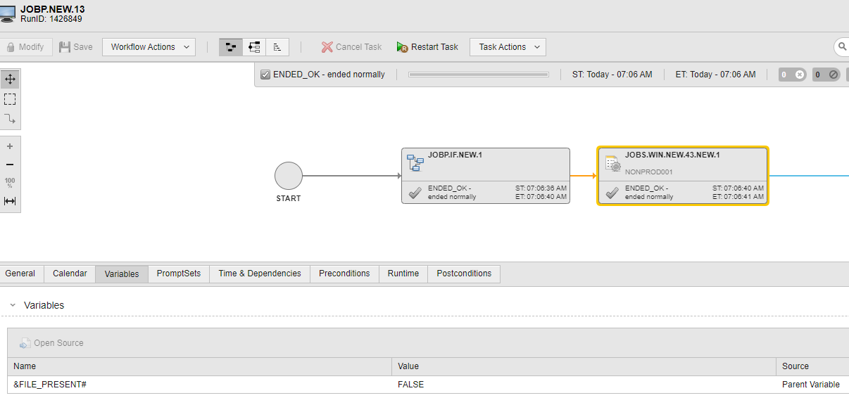Passing Variable Values - 12.3.8 & 21 | Automic Workload Automation Passing Variable Values - 12.3.8 & 21 | Automic Workload Automation