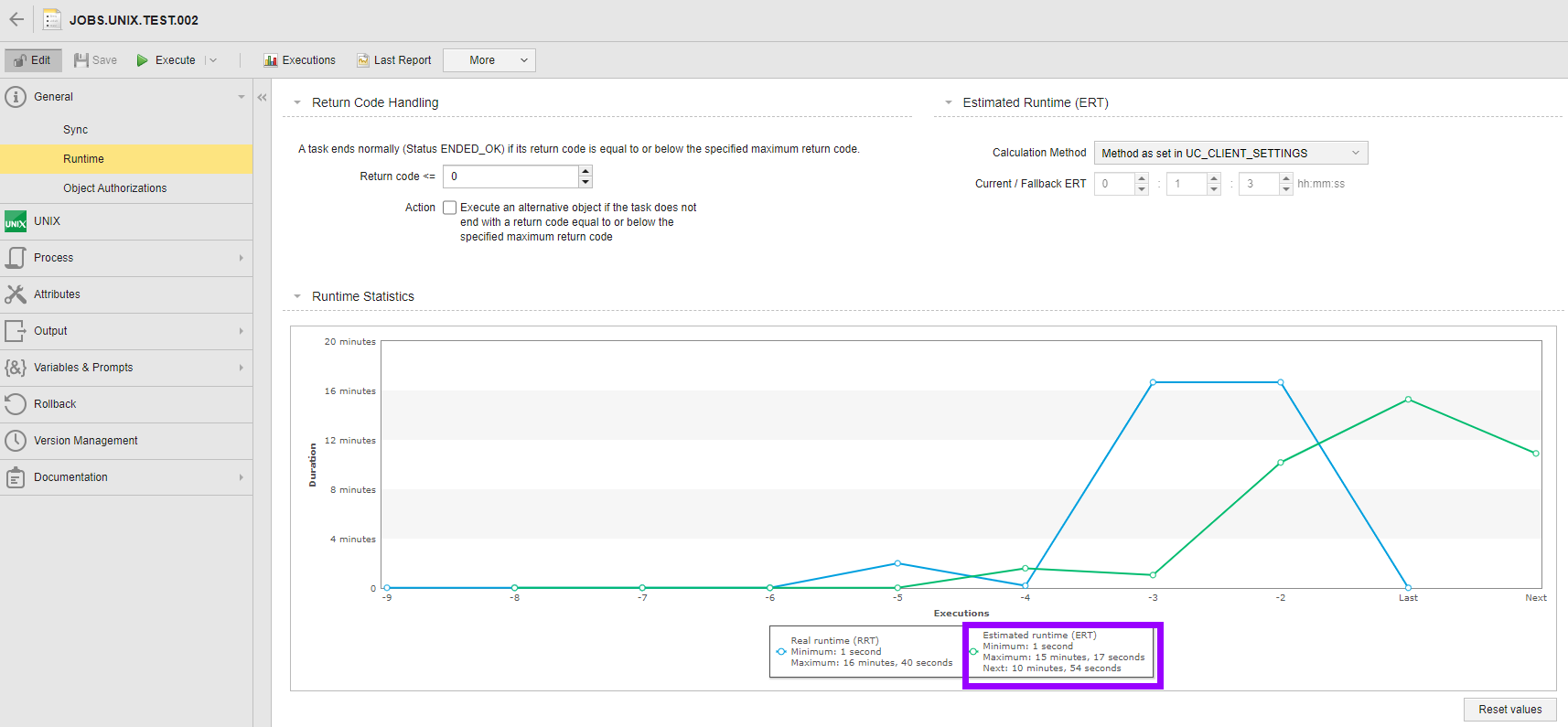 ETA Completion of Workflows | Automic Workload Automation
