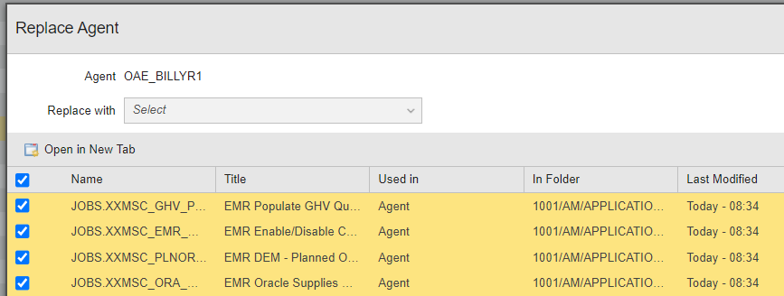 Agent that is in a high number of Jobs returns Error when running Replace function or Search for ...