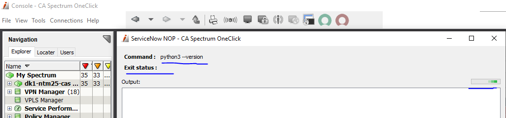 Spectrum - Web server script execution problem | DX NetOps