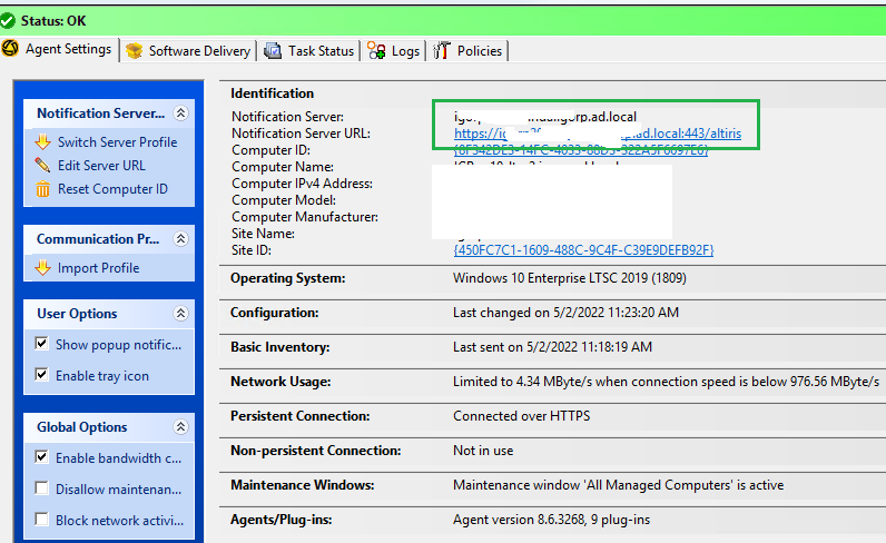 Purged Clients that are not reconnected automatically when the computer ...