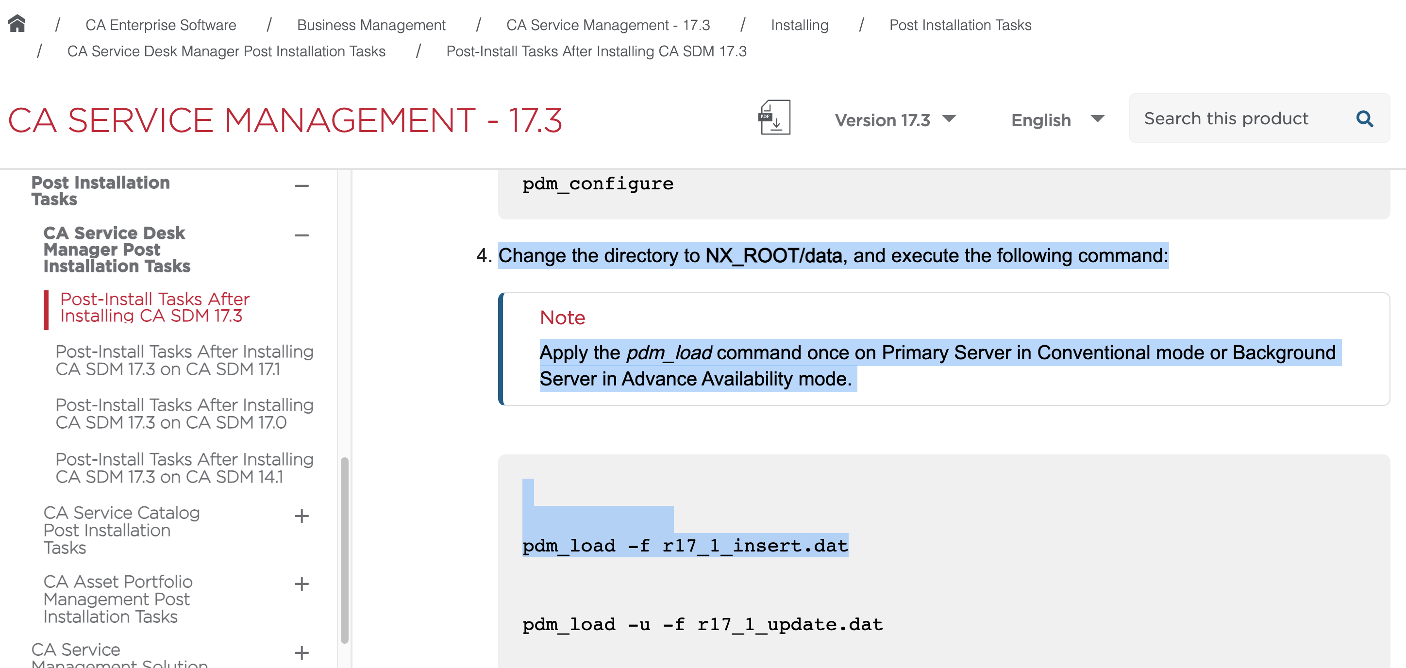 Error while installing SDM | CA Service Management