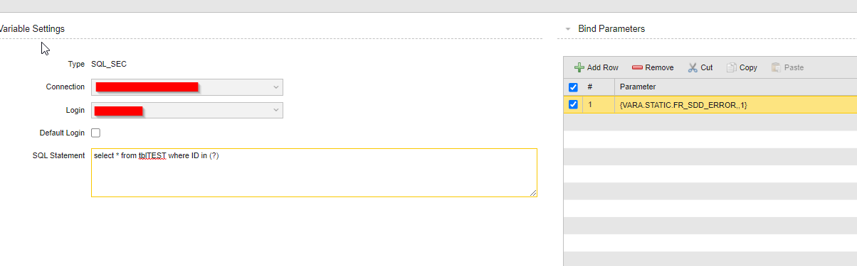PREP_PROCESS_REPORT -> VARA -> Database query | Automic Workload Automation