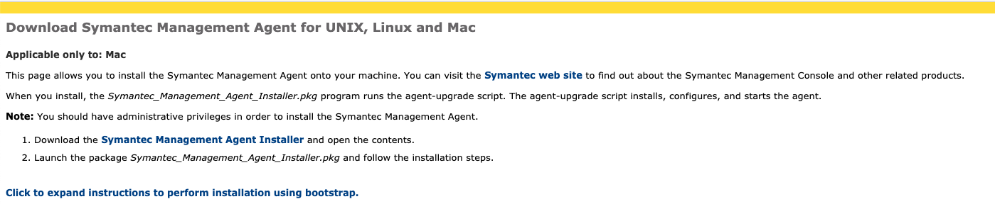 Installing Symantec Management (Altiris) on an iMac | Patch Management ...