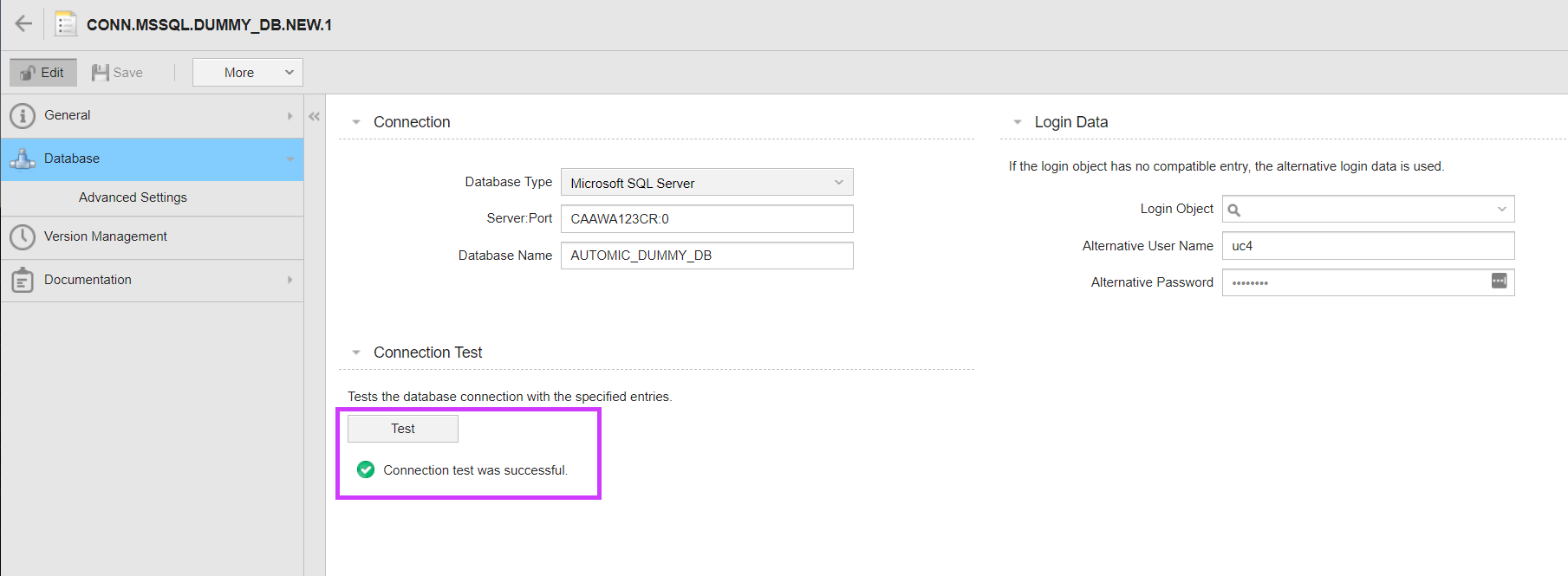 one automation 12.3 update in a VARA SQL | Automic Workload Automation