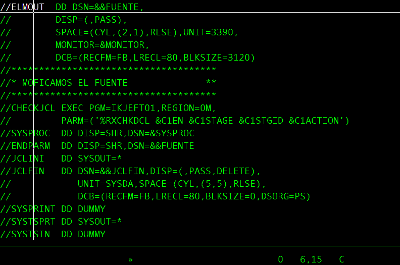 update element last stage | Endevor