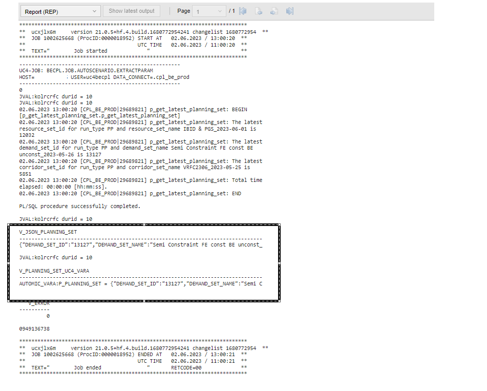 Reports length is truncated automatically | Automic Workload Automation