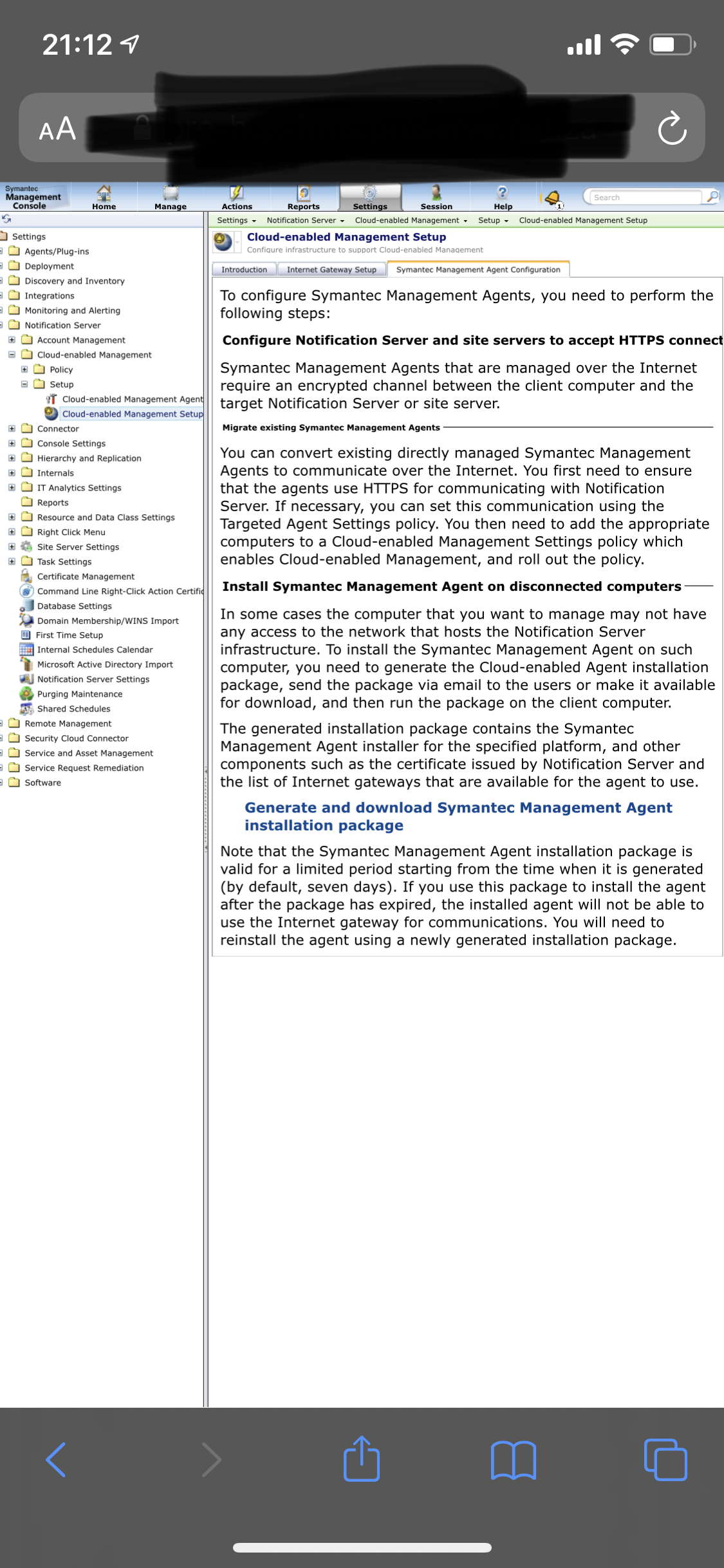 Installing Symantec Management (Altiris) on an iMac | Patch Management ...