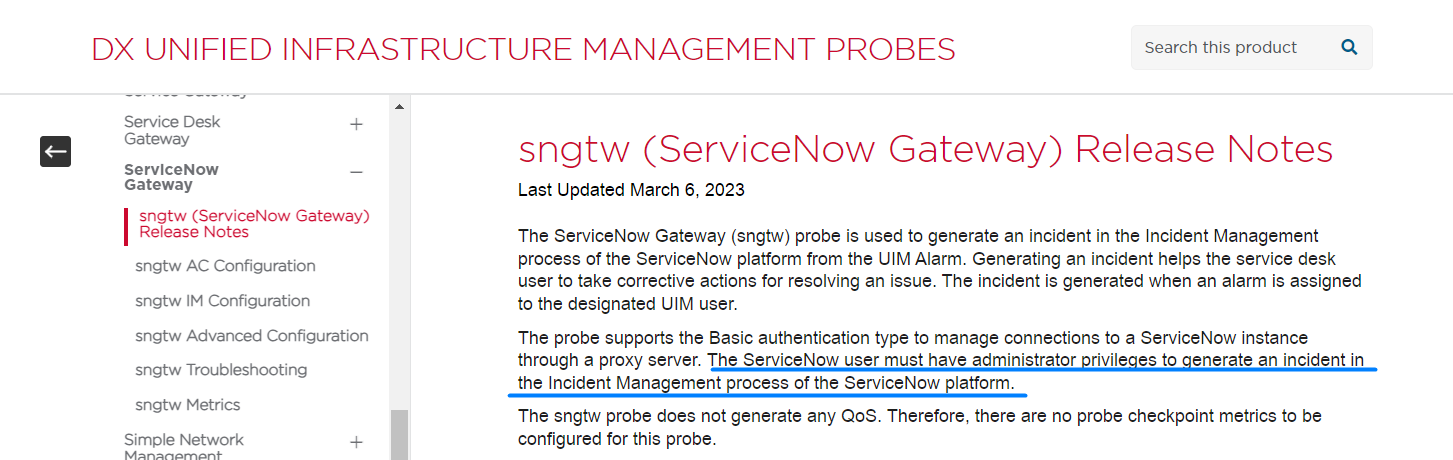 Integration DX UIM with Service Now | DX Unified Infrastructure Management