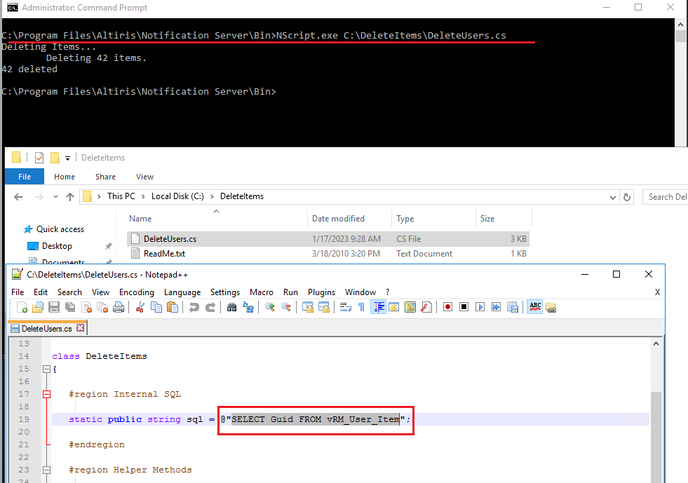 How to delete User and Department record | IT Management Suite